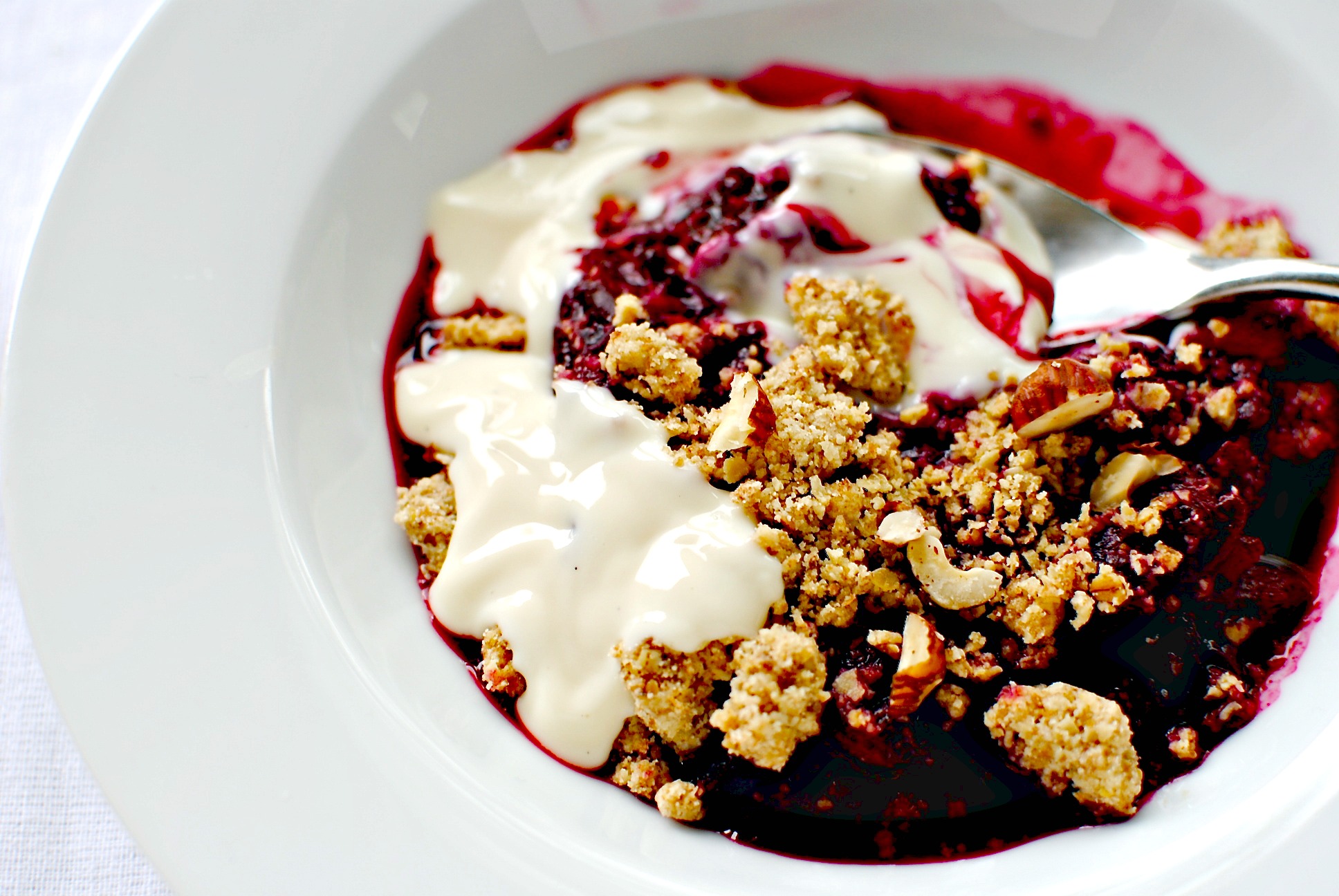 Deconstructed – and Reconstructed – Rhubarb and Fruit Crumble | food to ...