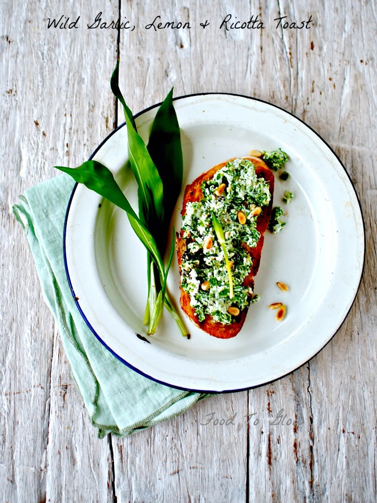 Wild Garlic, Lemon & Ricotta Toast - A healthy St Patrick's Day recipe ...