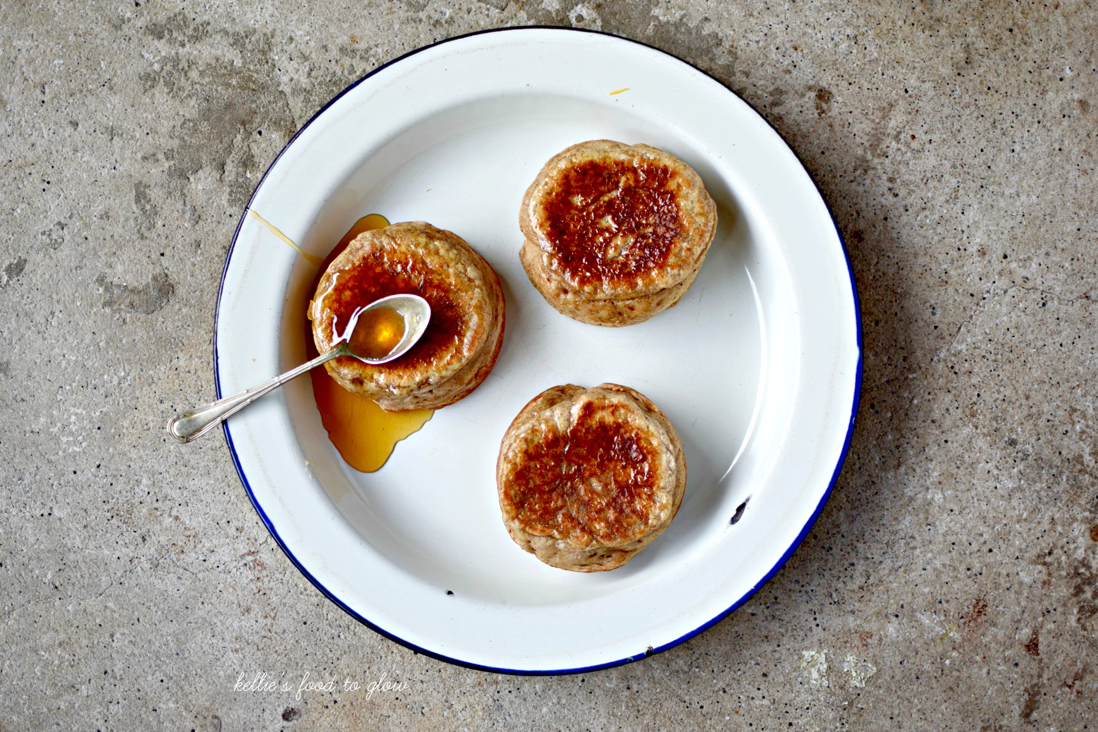 Honey, Cinnamon and Rye Crumpets - food to glow